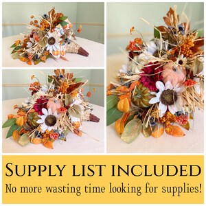 How to Make a Cornucopia Centerpiece, DIY Thanksgiving Arrangement, DIY ...