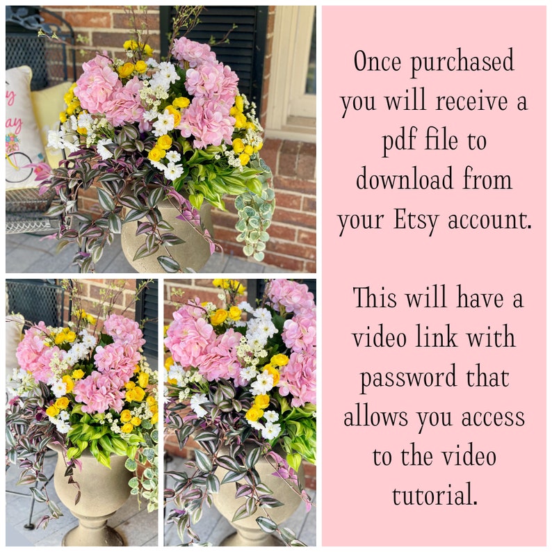 How to Make a Spring Urn Filler, DIY Spring Planter, How to Design a Planter, Urn Filler for ...