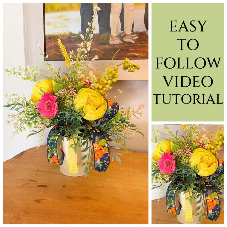 How to Make a Floral Arrangement for Gift Giving, DIY Summer ...