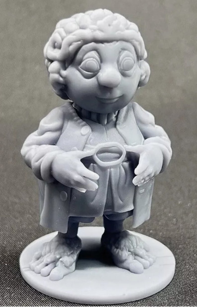 Bilbo Baggins 2.5” Resin Figure Figurine the Hobbit Rankin Bass ...