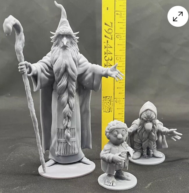 Bilbo Baggins 2.5” Resin Figure Figurine the Hobbit Rankin Bass ...