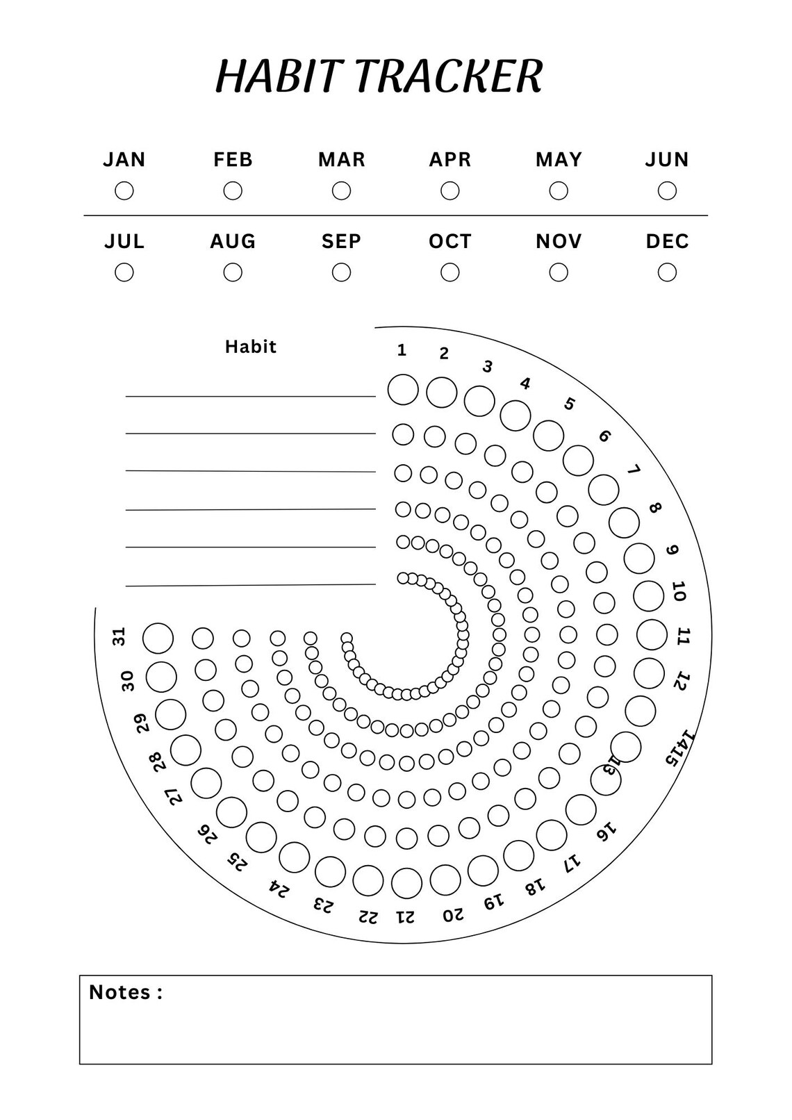 Printable Habit Tracker Bundle | Customizable Habit Tracking Sheets ...