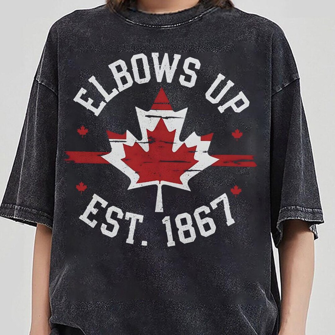 Elbows up Canada Shirt, Elbows Up, Canada Shirt, Canadian Pride Shirt ...