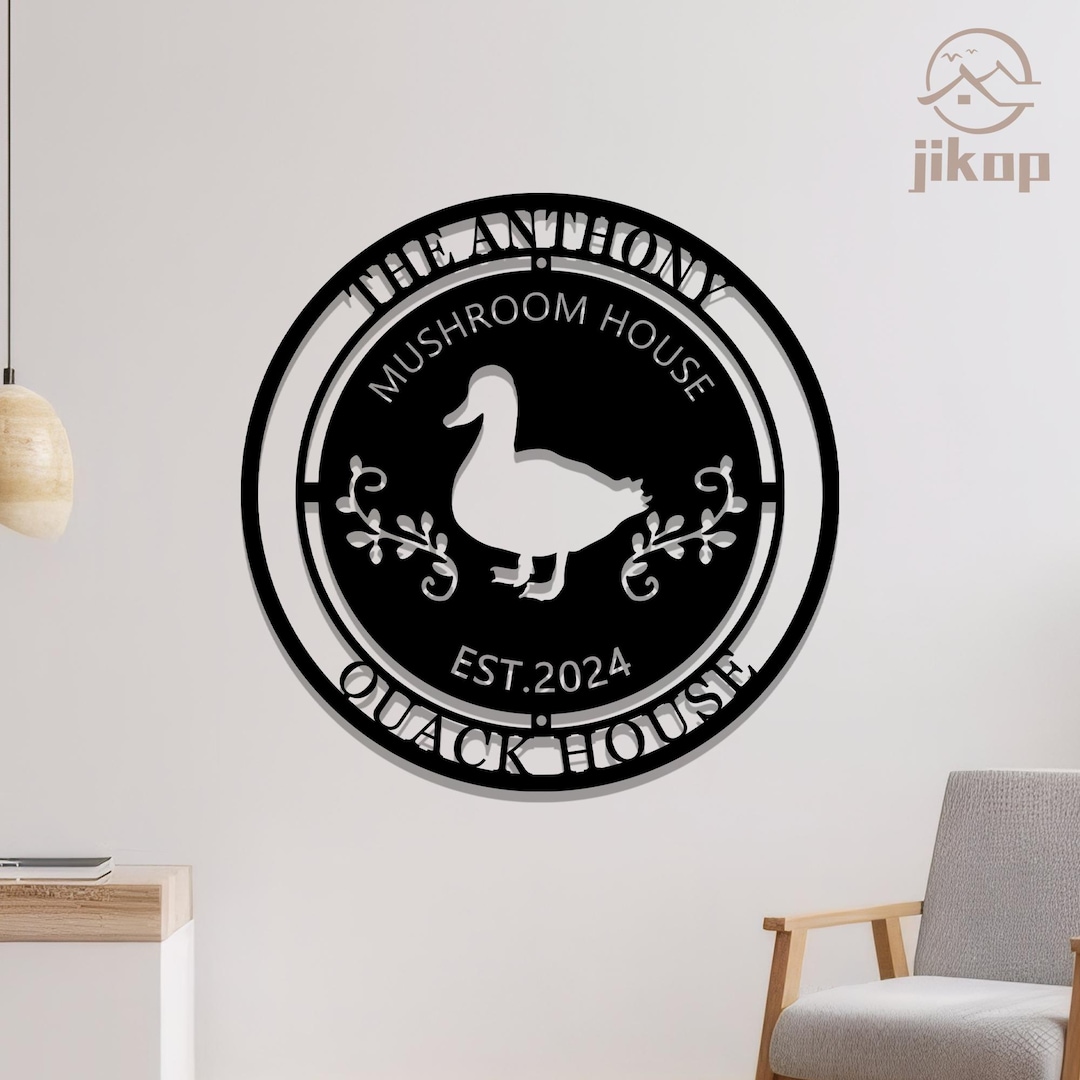 Custom Duck Coop Metal Sign,personalized Duck House Nameplate,duck Pen ...