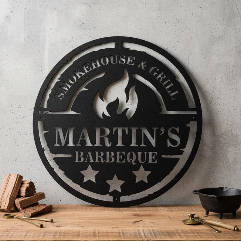 Outdoor Grill Custom Sign, Gift for Barbecue Lovers, Outdoor Grill ...