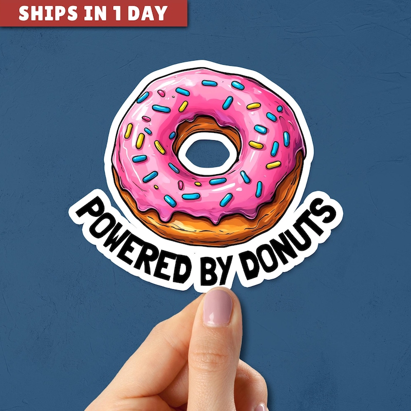 Donut Sticker - Etsy