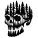 Skull Trees SVG & DXF Ready to Cut - Etsy