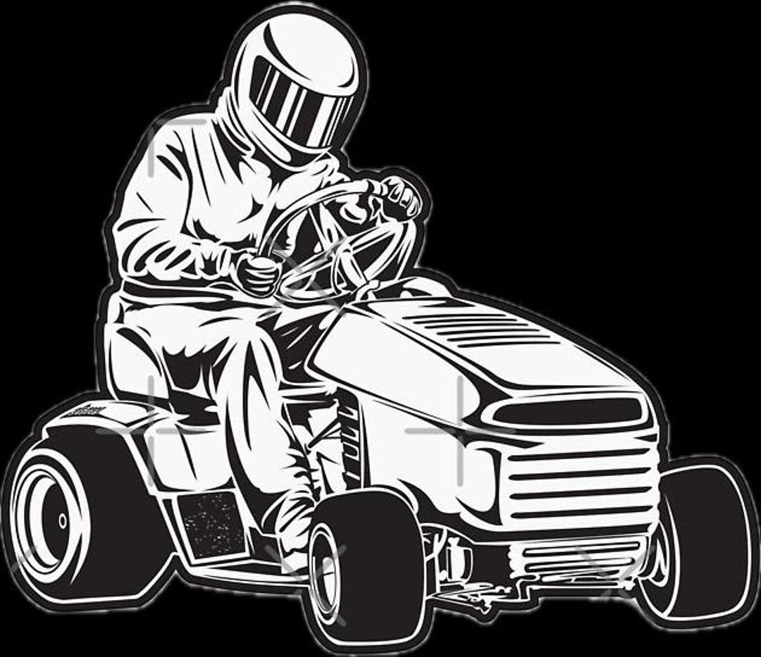 Race Mower SVG - Etsy