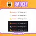 VIP Badges set 2 Bronze Silver Gold Stream Youtube Discord Kick Twitch ...