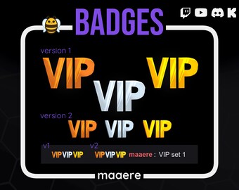 VIP Badges [set 2] — Bronze - Silver - Gold — Stream - Youtube ...
