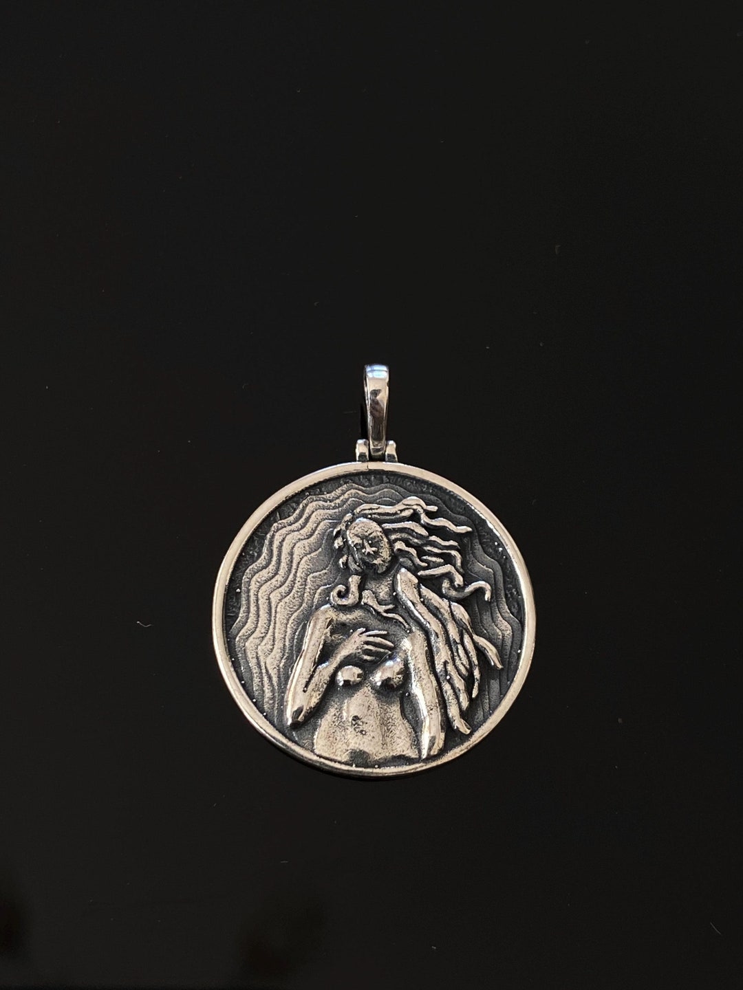 Aphrodite Pendant, Mythology Jewelry, 925 Silver Aphrodite Necklace ...