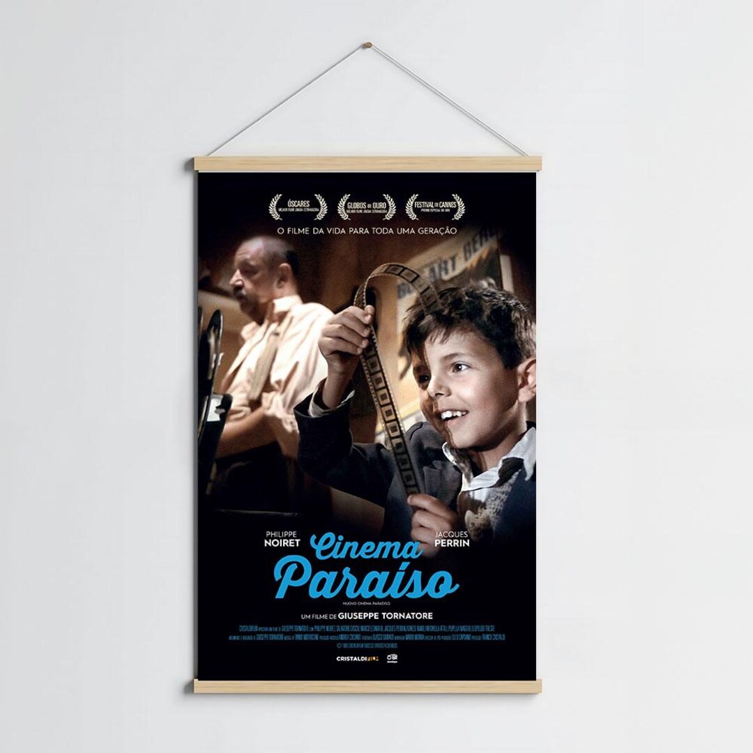 Wooden Hanger Frame Poster Cinema Paradiso Movie Poster, Wall Decor ...