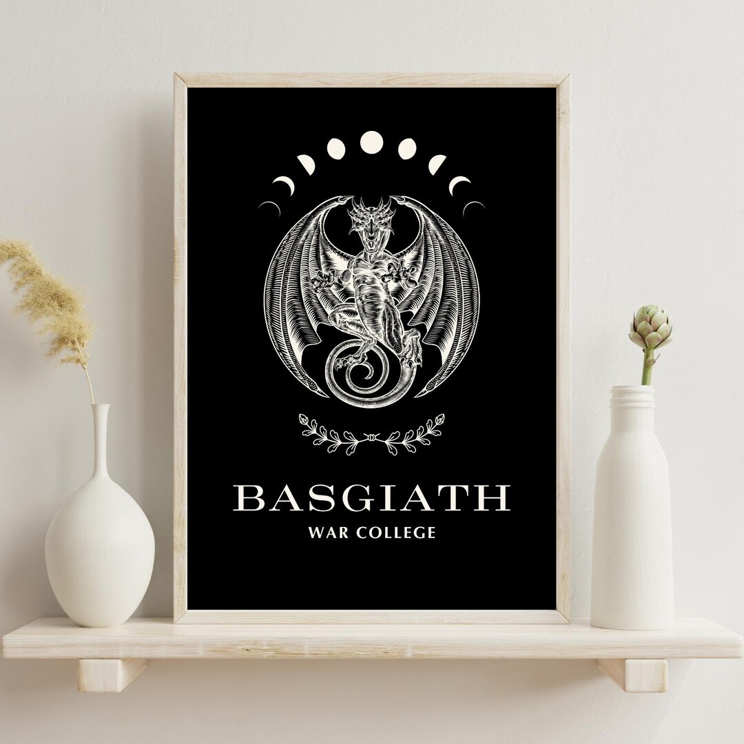 Basgiath War College Poster I Digital Download I Booklover Art Print I ...