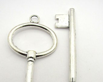 Large Silver Key | Etsy