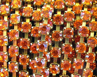 Swarovski Rhinestone Chain | Etsy