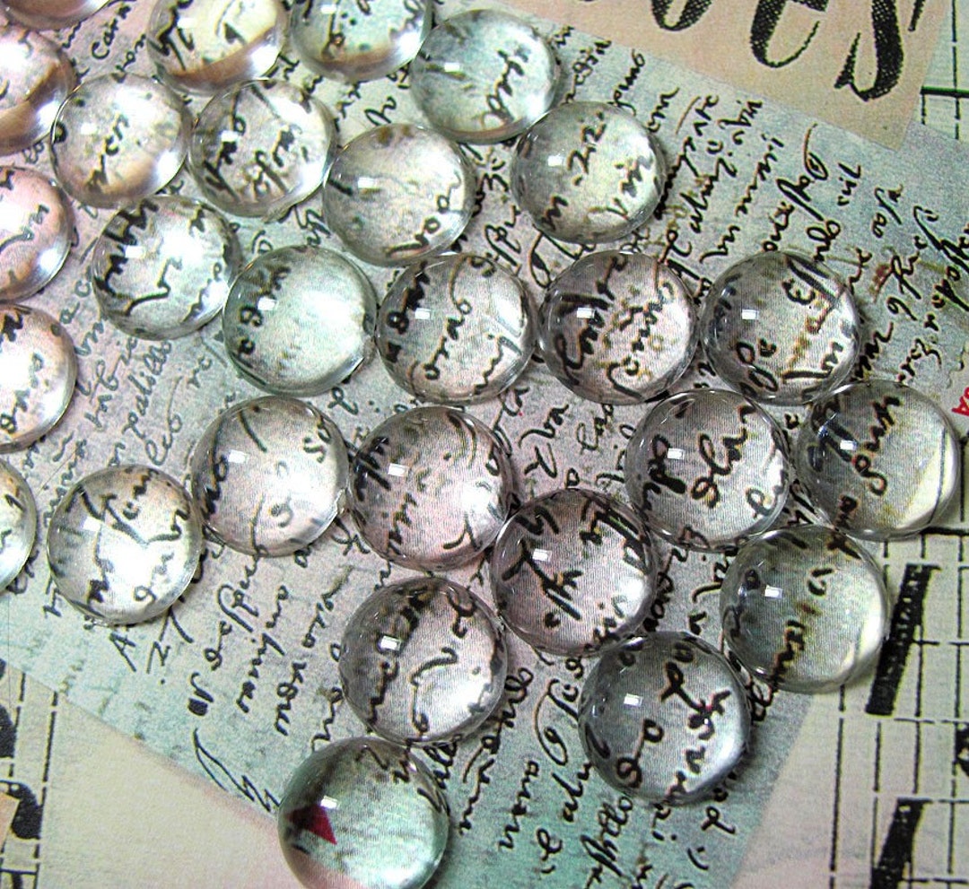 40 Round Lucite Magnifying Domes 12 Mm - Etsy