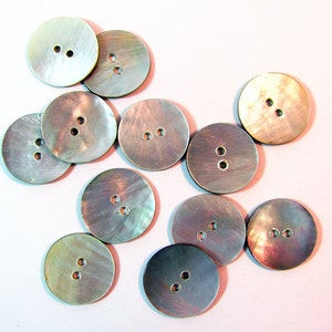 Abalone Two Hole Round Shell Buttons 3 Sizes - Etsy