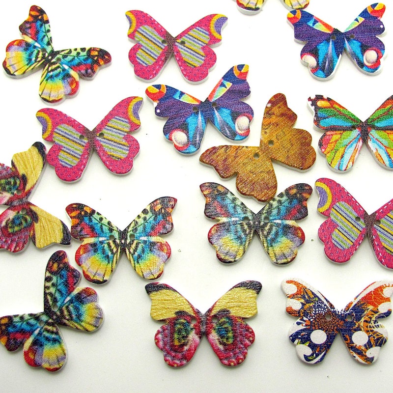 Butterfly Buttons - Etsy