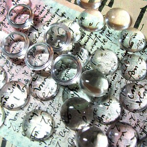 40 Round Lucite Magnifying Domes 12 Mm - Etsy