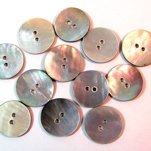 Abalone Two Hole Round Shell Buttons 3 Sizes - Etsy