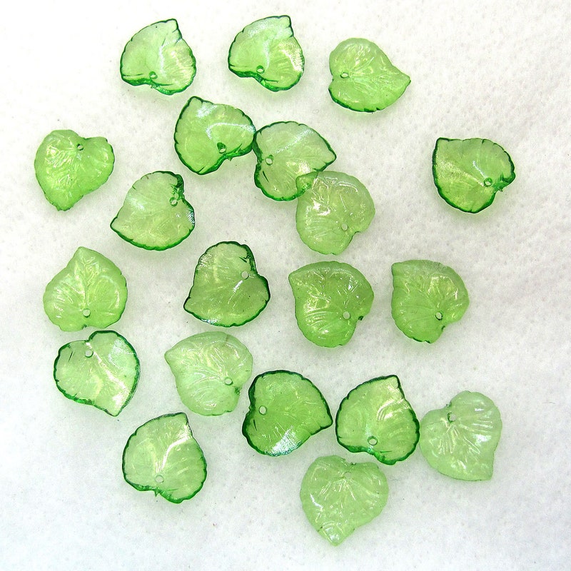 Leaf Beads - Etsy