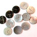 Abalone Two Hole Round Shell Buttons 3 Sizes - Etsy