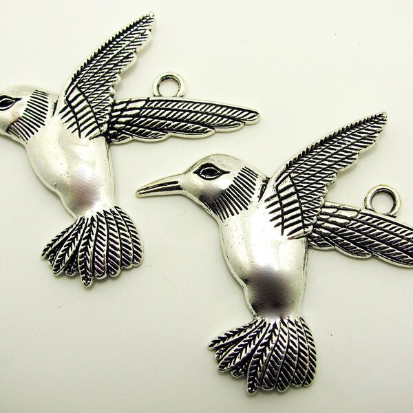 Hummingbird Charms - Etsy