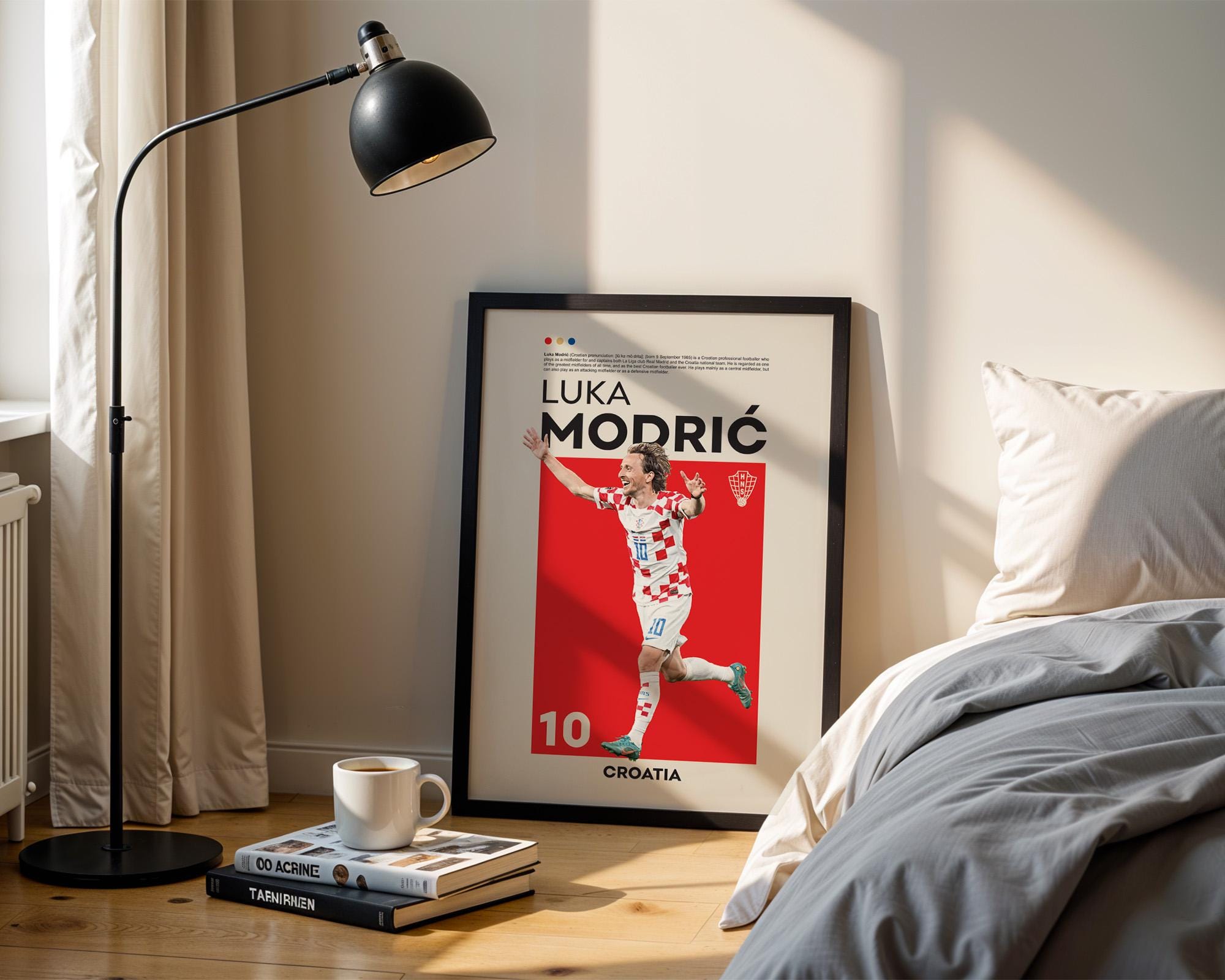 Luka Modric Poster, Croatia Poster, Luka Modric Print Art, Gift Poster ...