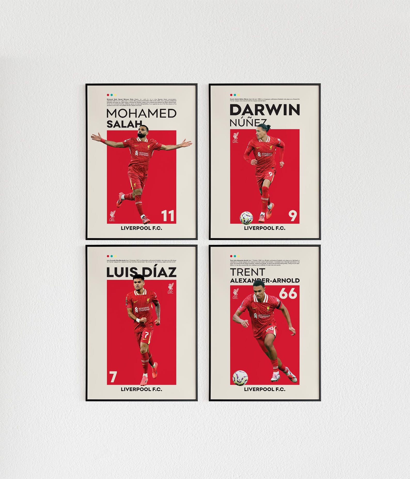 Liverpool Poster Gift Set of 4 Bundle, Liverpool Poster Set of 4 ...