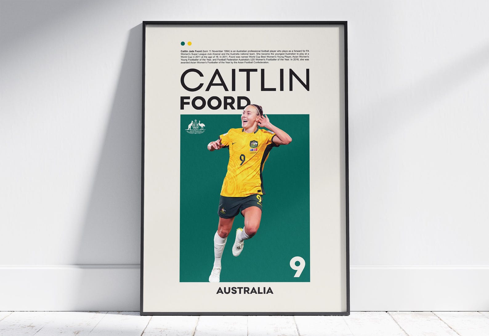 Matildas Poster Gift Set of 4 Bundle, Australia Women's Soccer Team ...