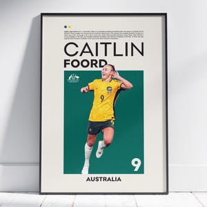 Matildas Poster Gift Set of 4 Bundle, Australia Women's Soccer Team ...