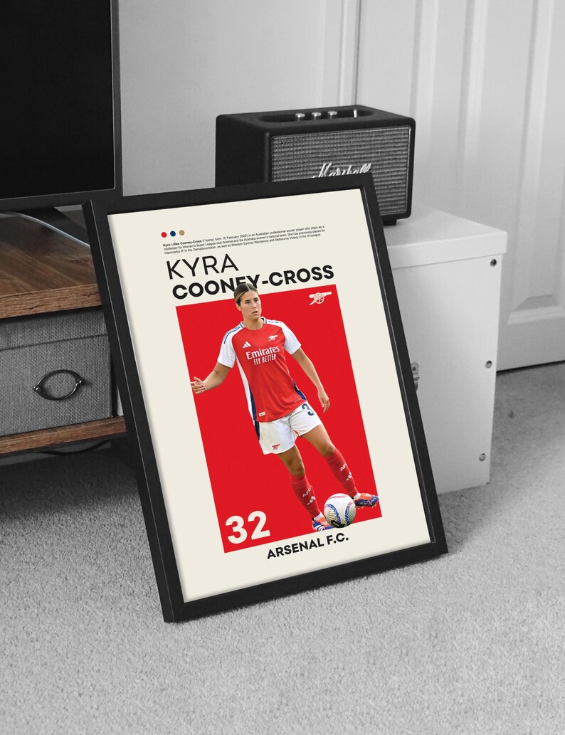 Kyra Cooney-cross Poster, Arsenal Poster, Kyra Cooney-cross Print Art ...