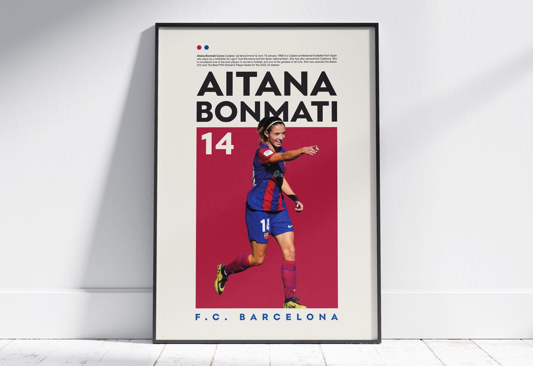Aitana Bonmati Poster, Barcelona Poster, Aitana Bonmati Print Art, Gift ...