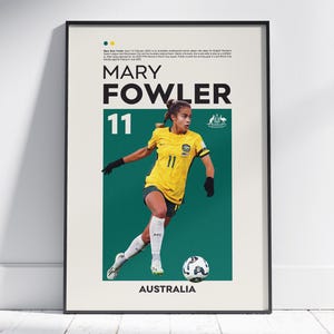 Matildas Poster Gift Set of 4 Bundle, Australia Women's Soccer Team ...