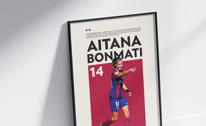 Aitana Bonmati Poster, Barcelona Poster, Aitana Bonmati Print Art, Gift ...