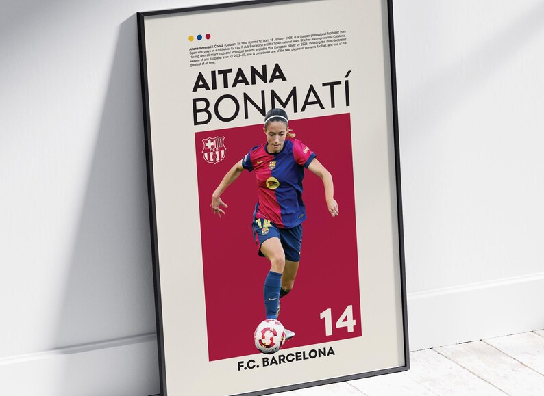 Aitana Bonmati Poster, Barcelona Poster, Aitana Bonmati Print Art, Gift ...