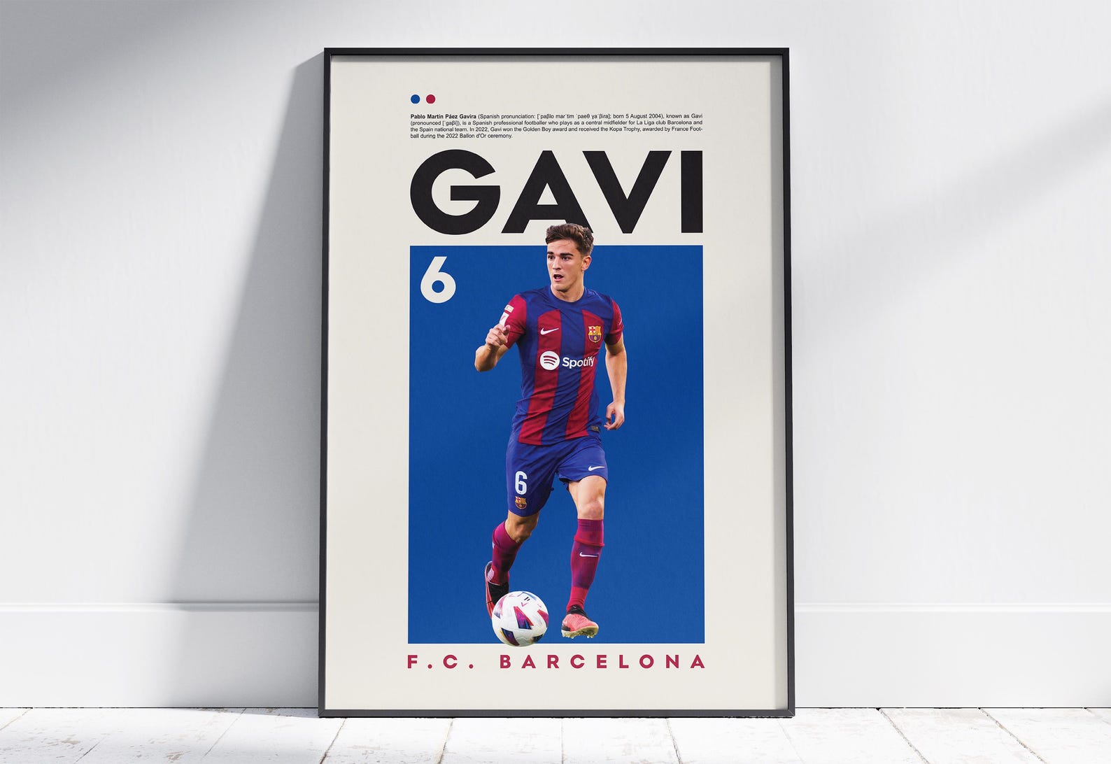 Gavi Poster, Barcelona Poster, Gavi Print Art, Gift Poster, Spanish ...