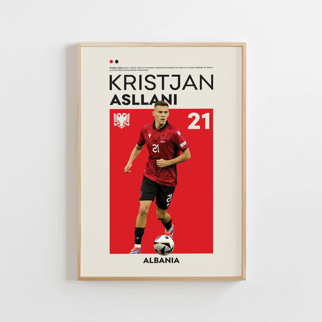 Kristjan Asllani Poster, Albania Poster, Kristjan Asllani Print Art ...