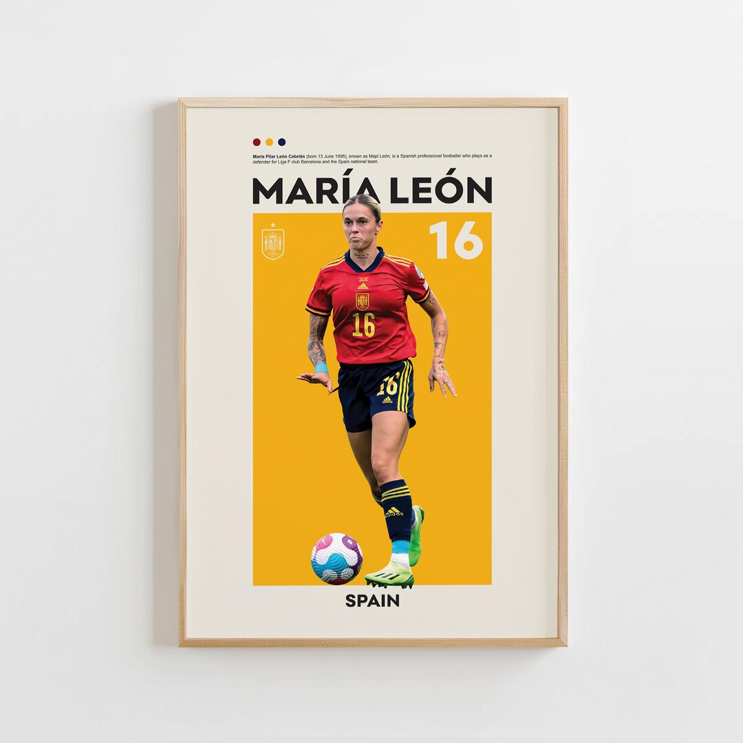 Mapi Leon Poster, Spain Poster, Mapi Leon Print Art, Gift Poster ...