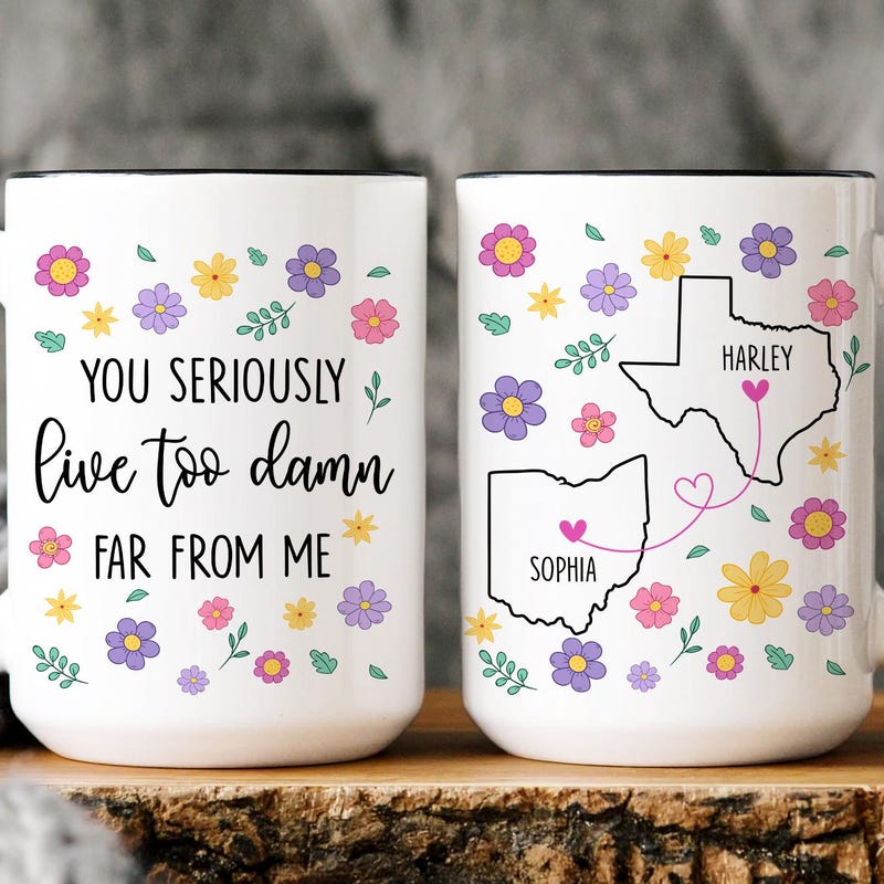 Live Too Damn Far Mug - Etsy