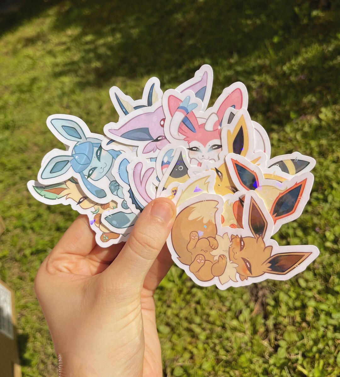 Eeveelution Stickers Eevee Inspired | Sylveon, Umbreon, Vaporeon ...