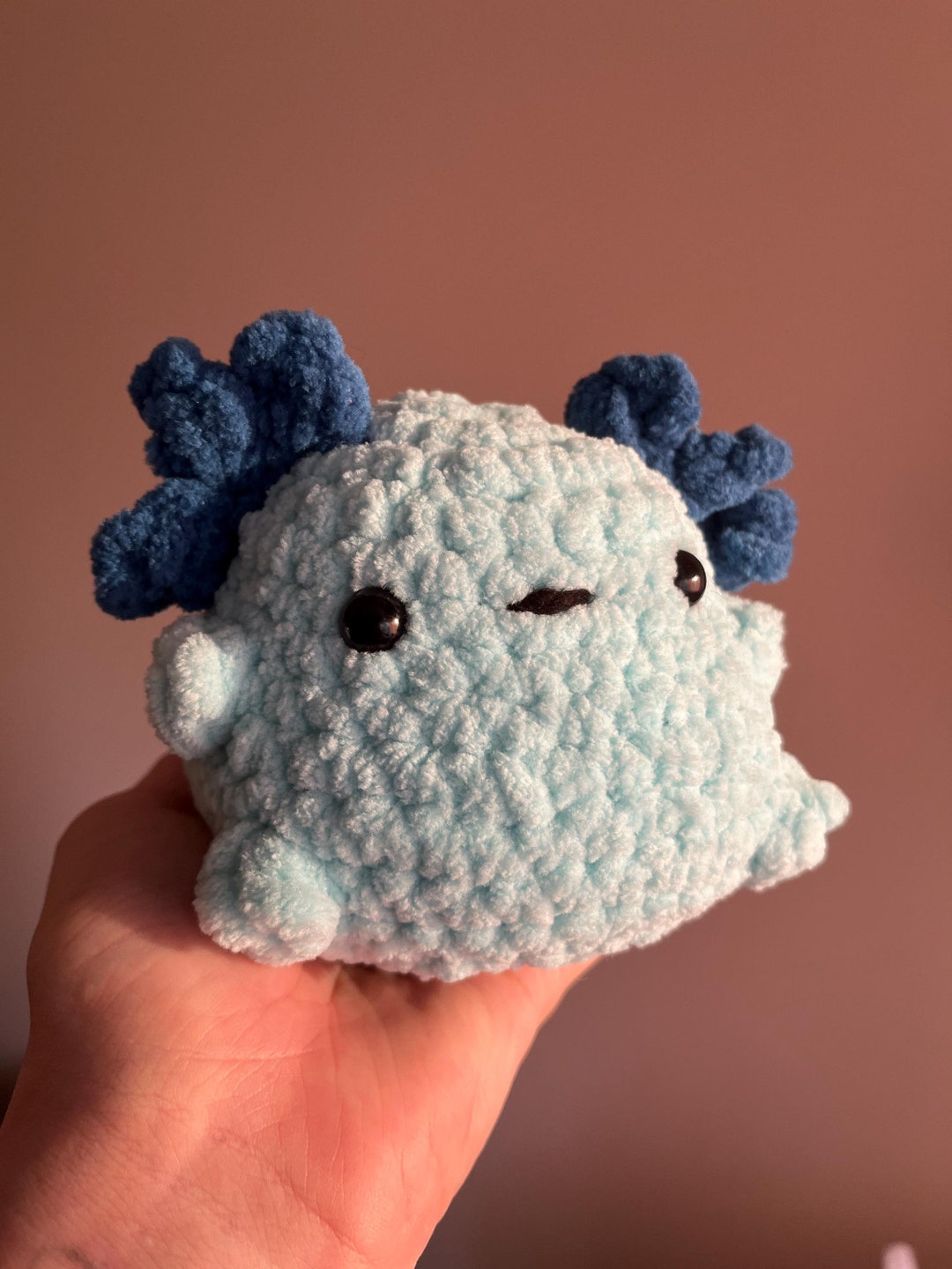 Personalized Crochet Chunky Axolotl Plush, Funny Axolotl Squishy Toy - Etsy