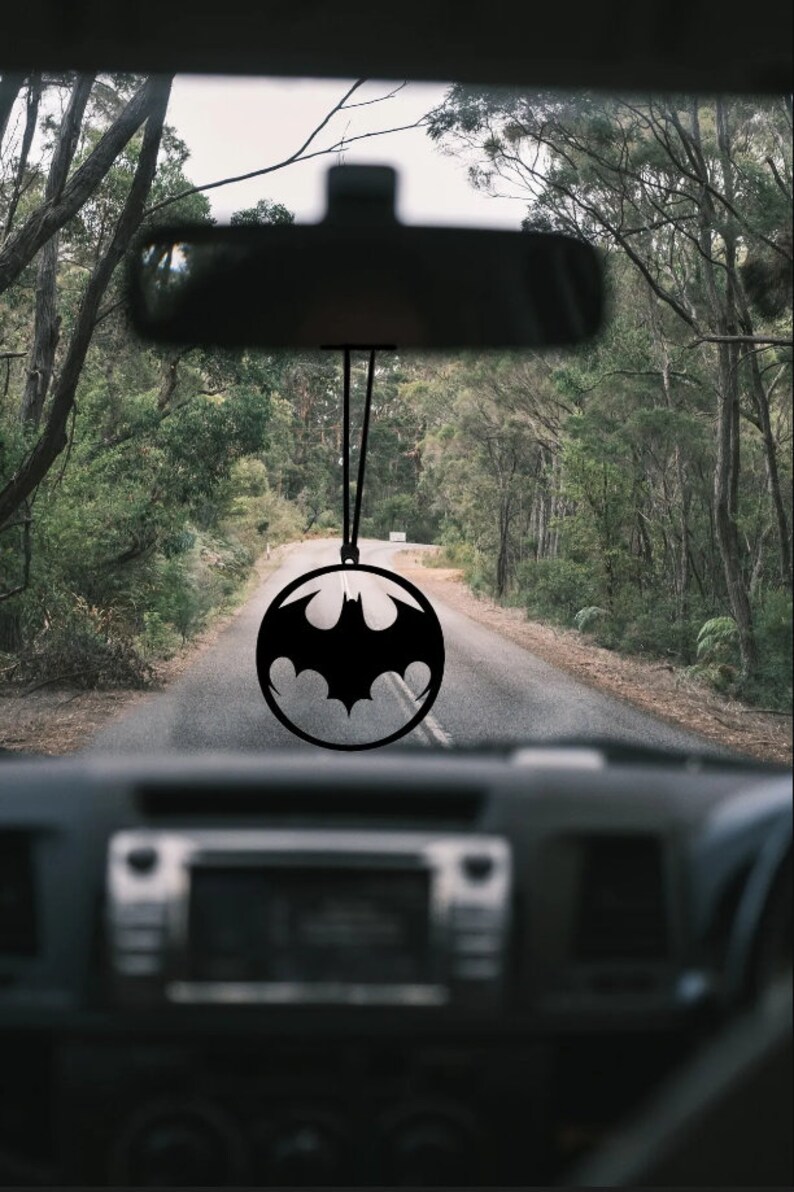Car Rearview Mirror Decoration Batman Metal - Etsy