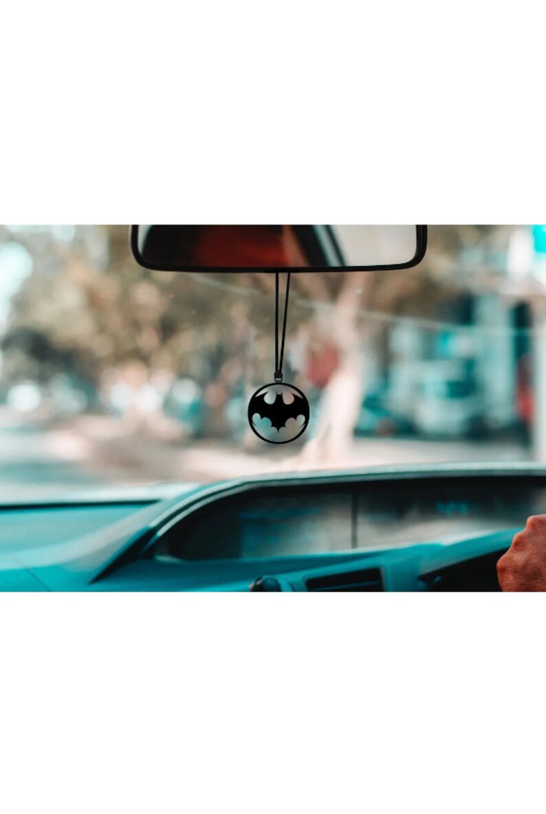 Car Rearview Mirror Decoration Batman Metal - Etsy