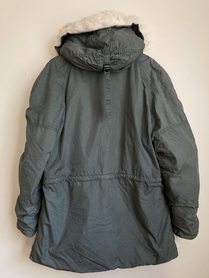 Vintage N3B Hooded Parka Jacket Military USA Made Size Medium - Etsy