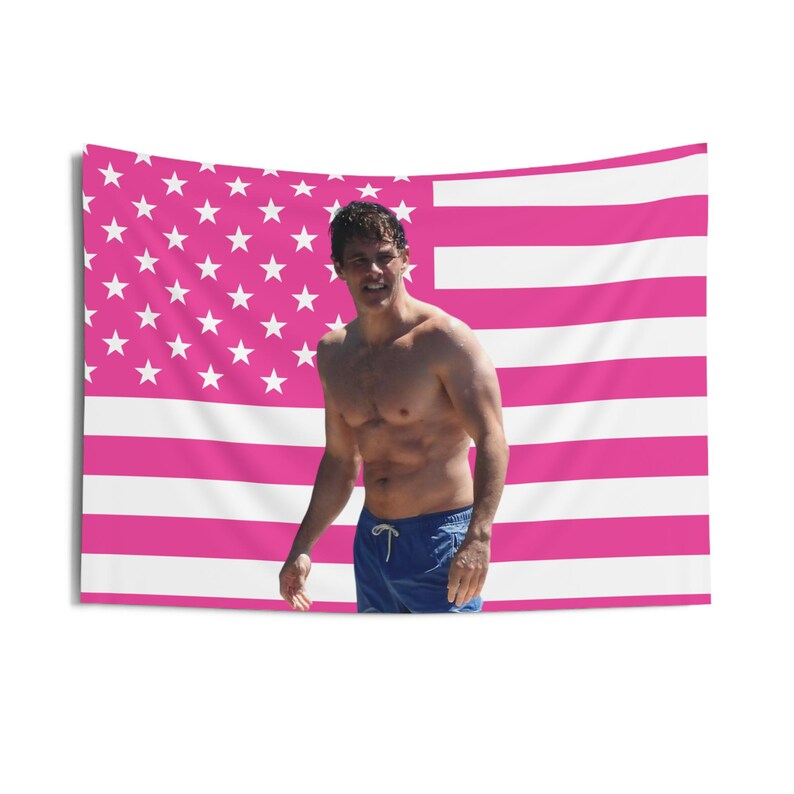 Shirtless James Marsden Tapestries, James Marsden Pink Flag, James ...