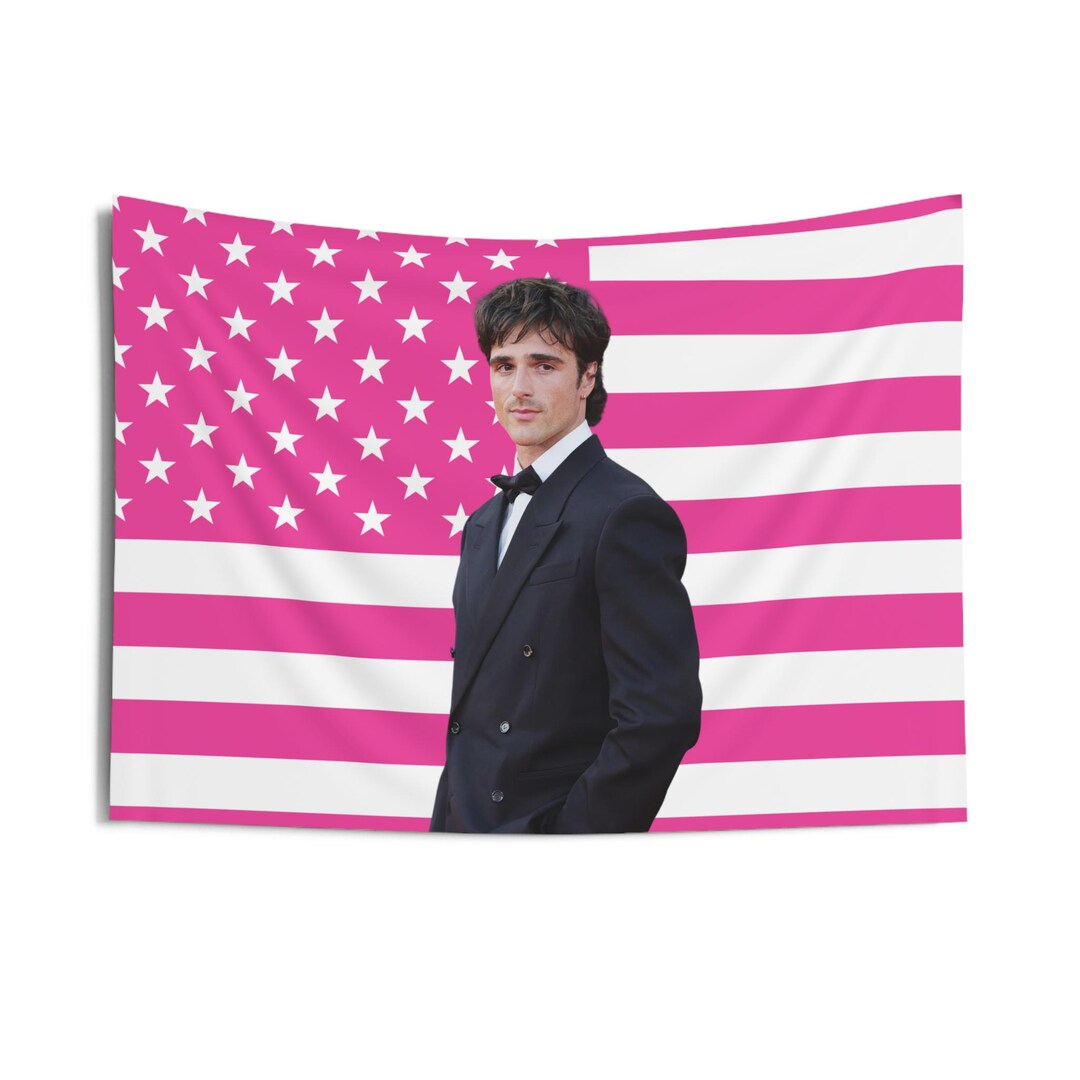 Jacob Elordi Black Tie 2025 Tapestries, Jacob Elordi Pink Flag, Jacob ...