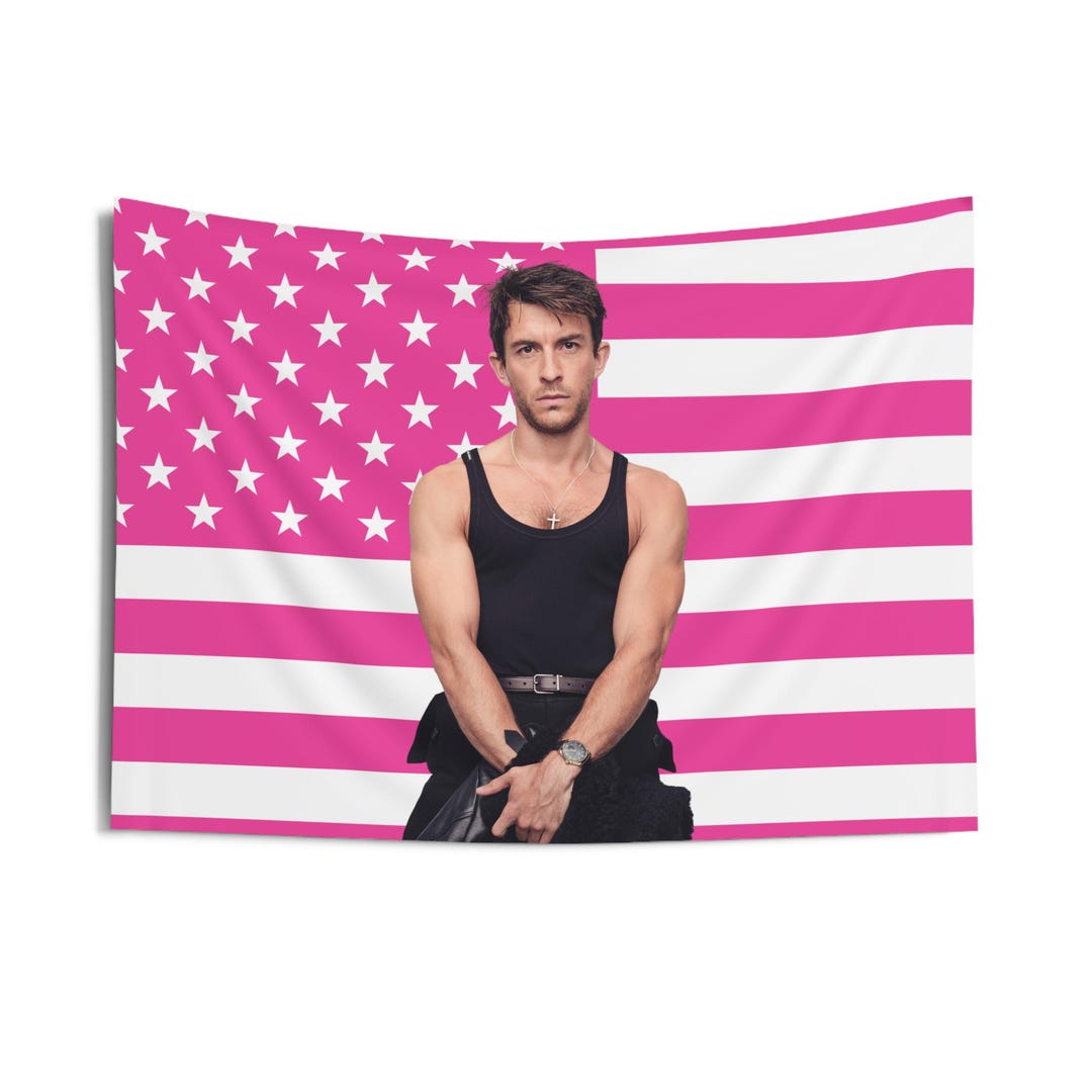 Jonathan Bailey Black Tank Top Tapestries, Jonathan Bailey Pink Flag ...