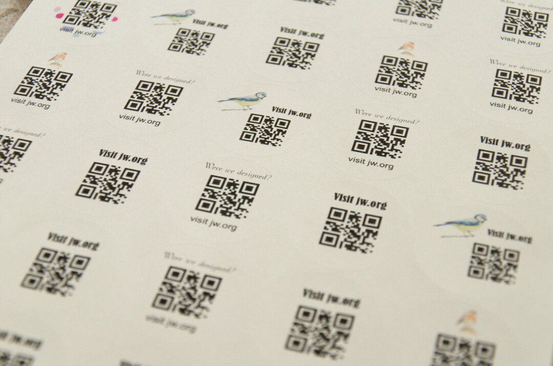JW QR Codes Stickers - Etsy