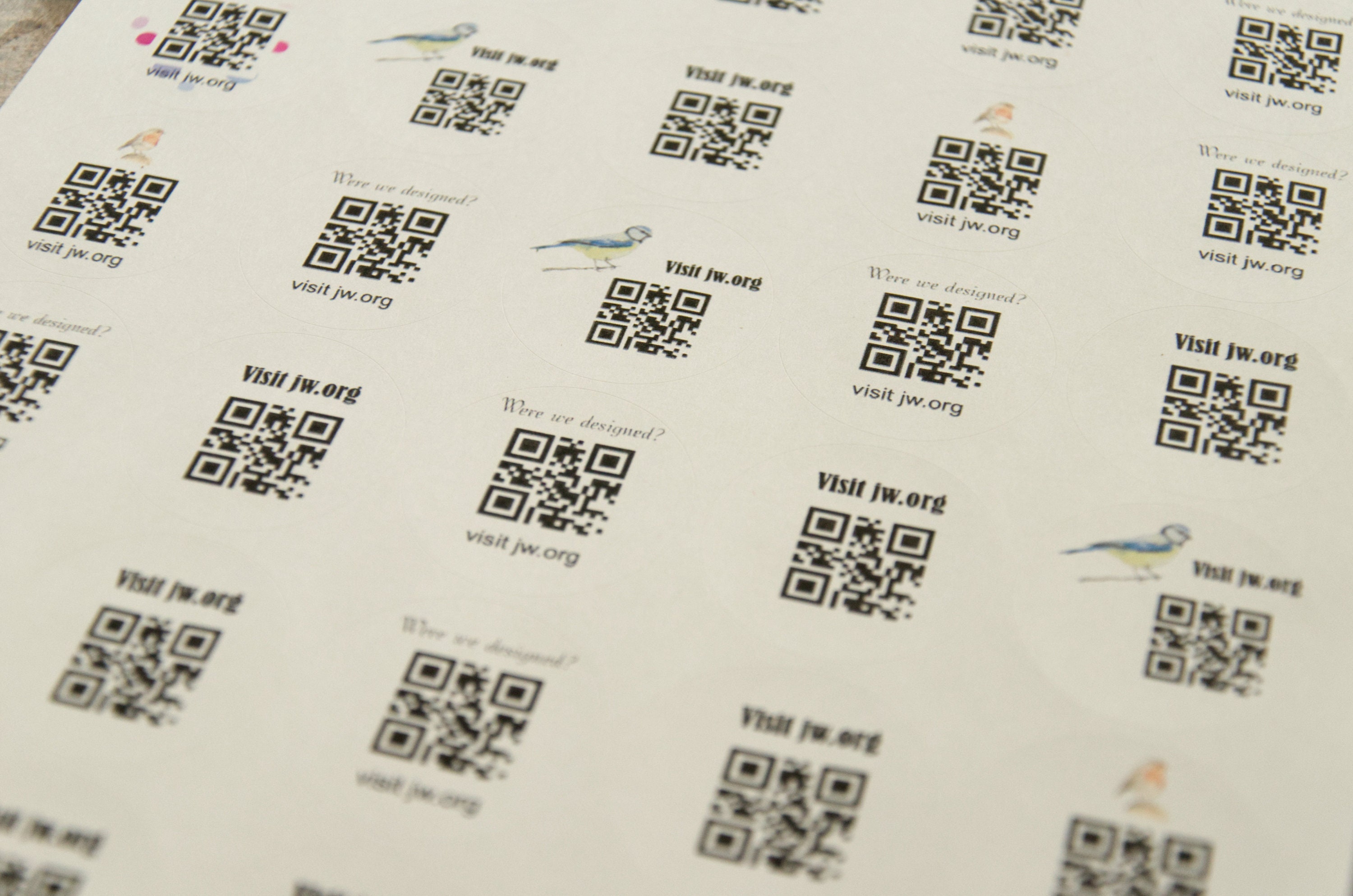 JW QR Codes Stickers - Etsy UK